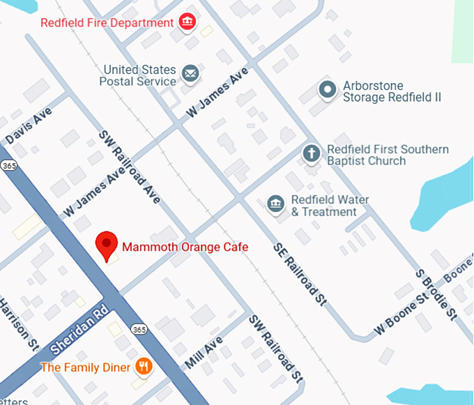 16. mammoth orange cafe map