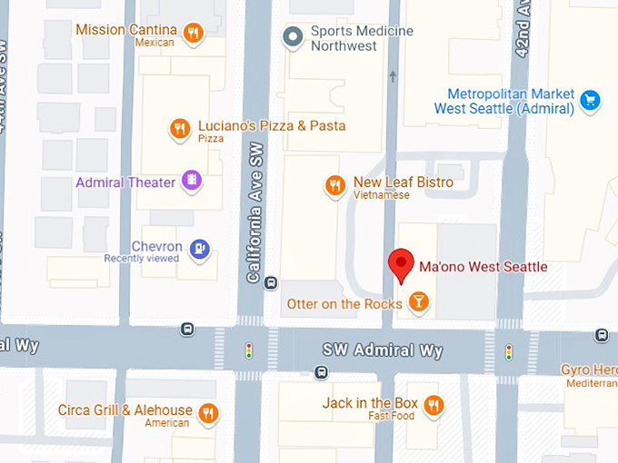 16. ma'ono west seattle map