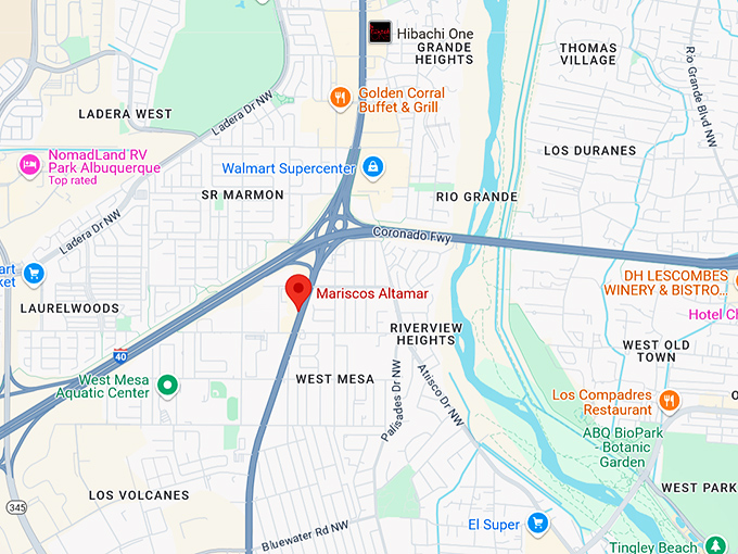 16. mariscos altamar map