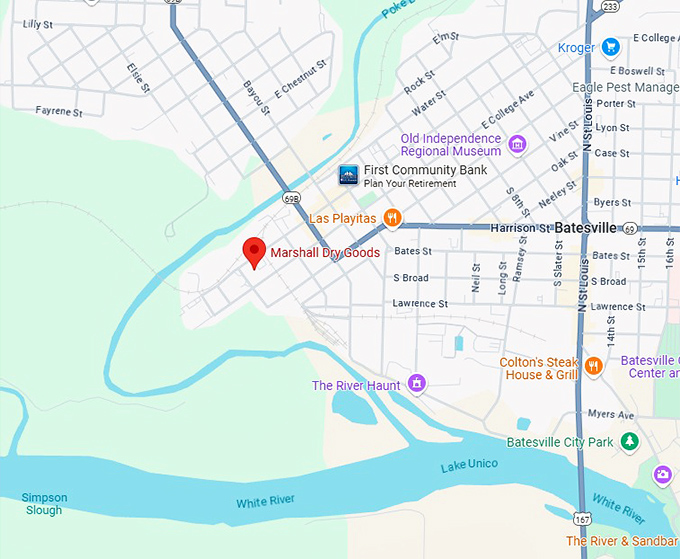 16. marshall dry goods co inc map