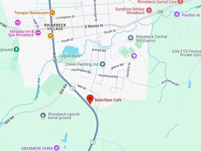 16. matchbox cafe map