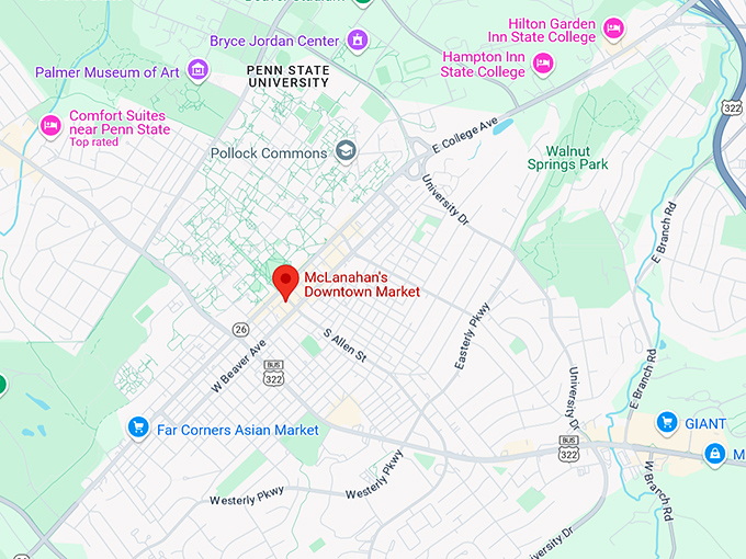 16. mclanahan's downtown market map