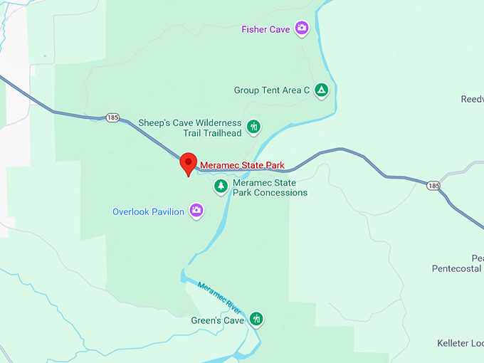 16. meramec state park map