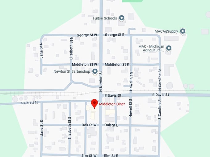 16. middleton diner map