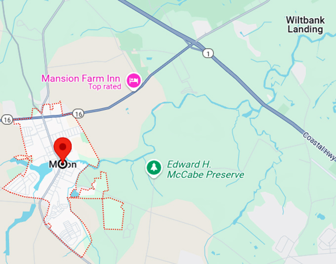 16. milton delaware map