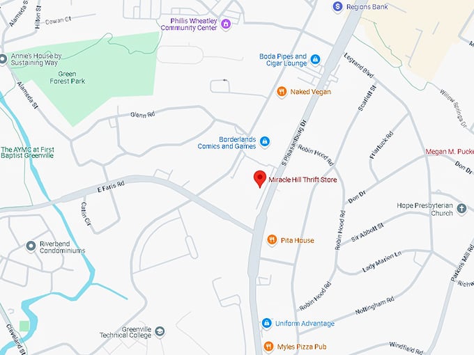 16. miracle hill thrift store 494 s pleasantburg dr map