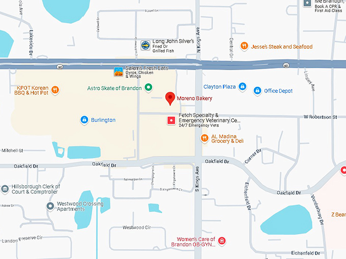 16. moreno bakery map