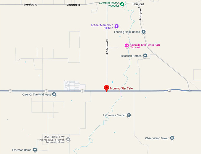 16. morning star cafe map