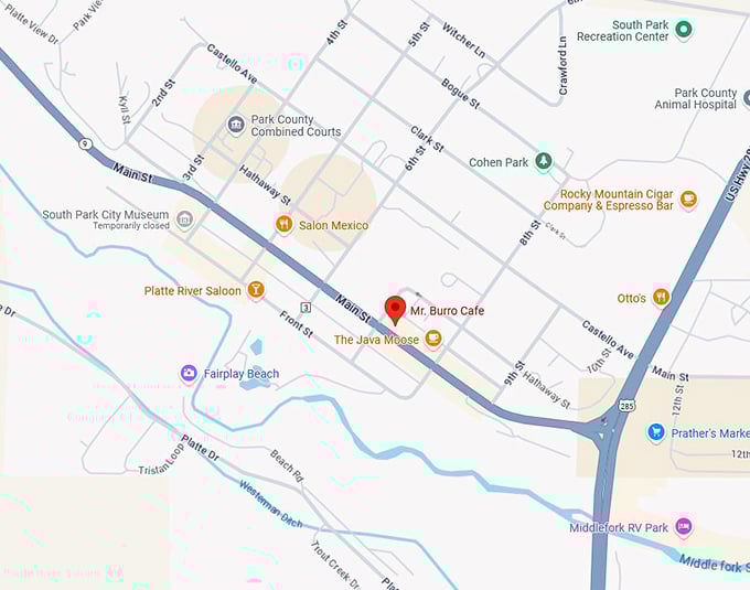 16. mr. burro cafe map