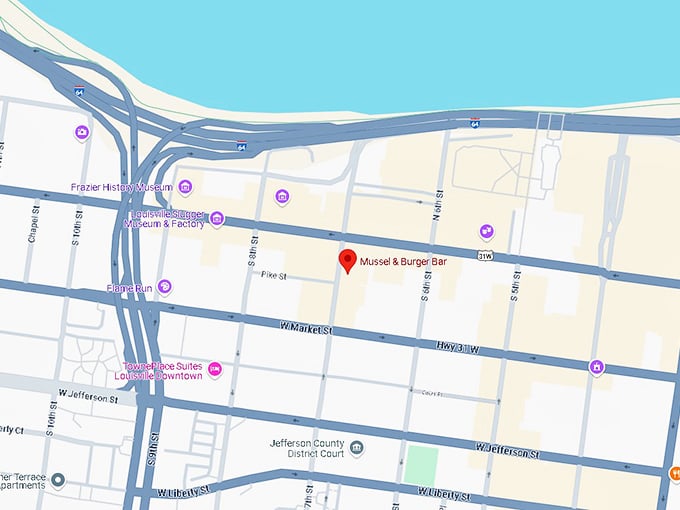 16. mussel & burger bar map