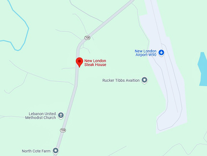 16. new london steak house map