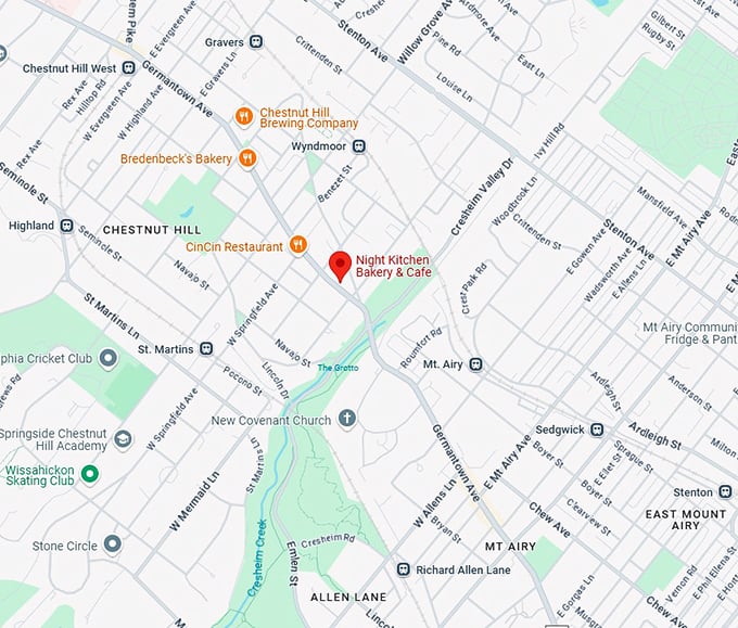 16. night kitchen bakery & cafe map