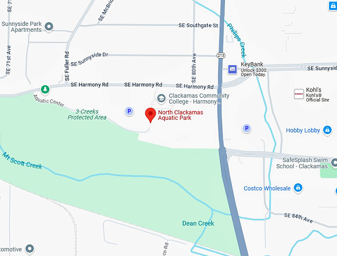 16. north clackamas aquatic park map