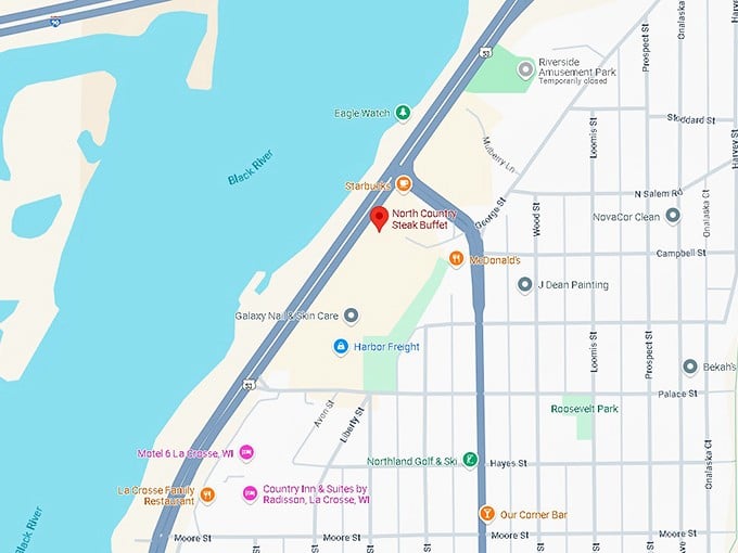 16. north country steak buffet map