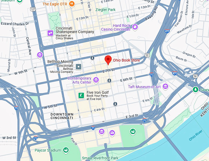 16. ohio book store map