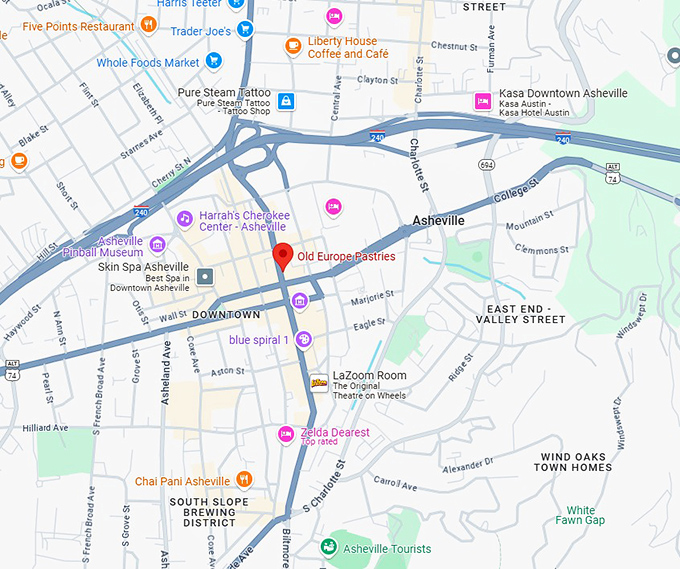 16. old europe pastries map