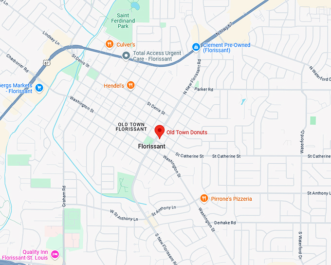 16. old town donuts map