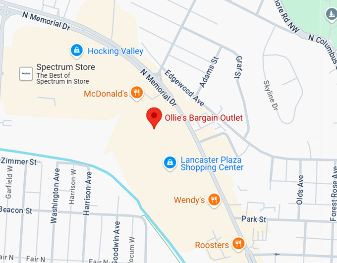 16. ollie's bargain outlet map