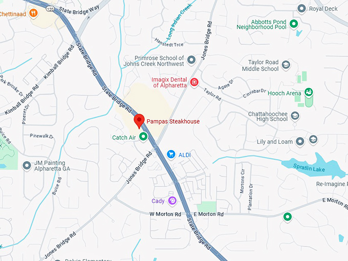 16. pampas steakhouse map