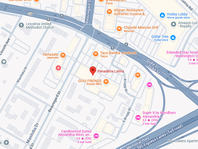 16. panaderia latina map