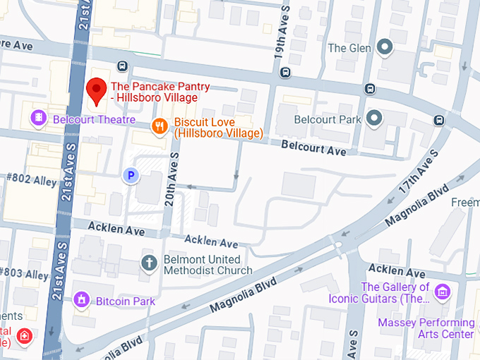 16. pancake pantry (1796 21st ave s) map