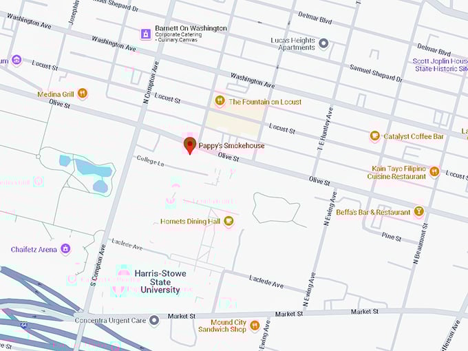 16. pappy's smokehouse map