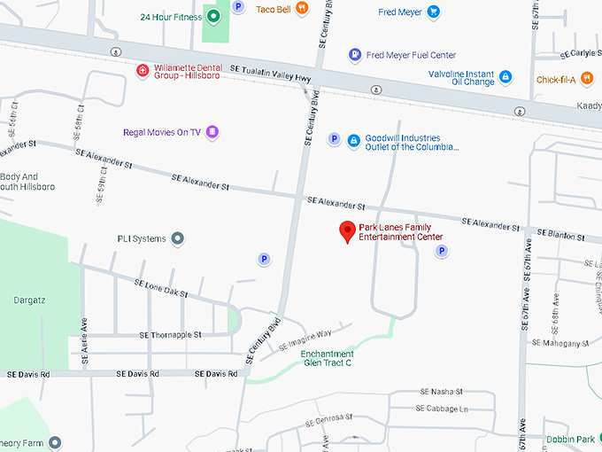 16. park lanes family entertainment center map