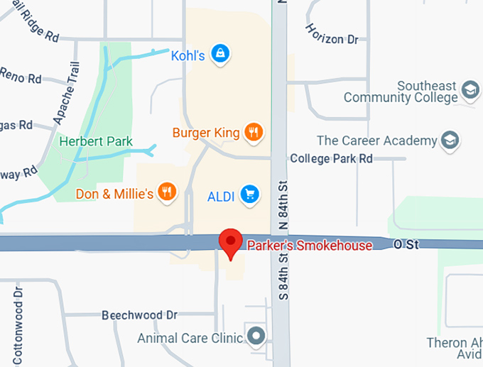 16. parker's smokehouse map