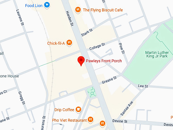 16. pawleys front porch map