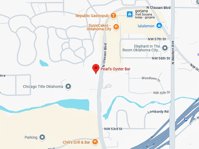 16. pearl's oyster bar map