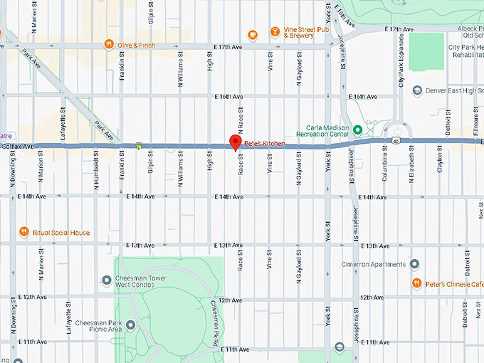 16. pete's kitchen map