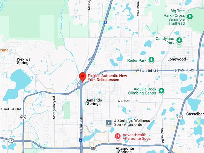 16. pickles authentic new york delicatessen map