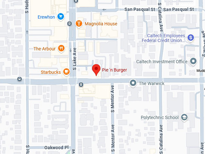 16. pie 'n burger map