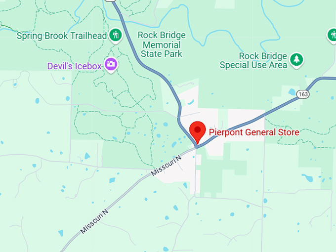 16. pierpont general store map