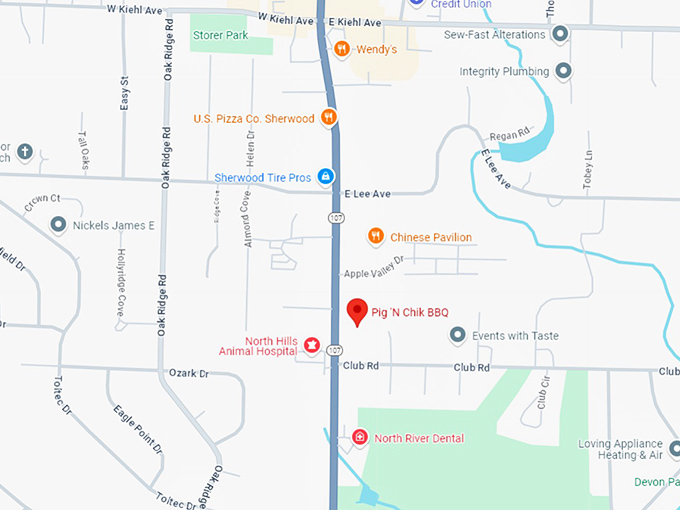 16. pig 'n chik bbq map