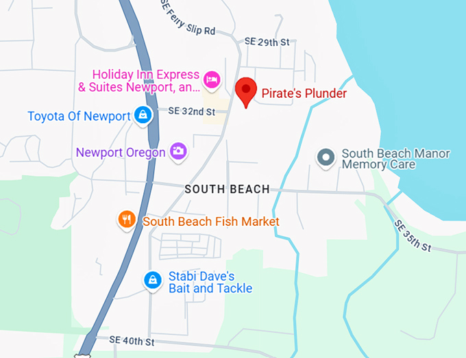 16. pirate's plunder map