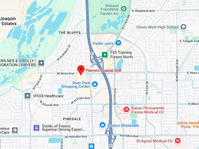 16. pismo's coastal grill map