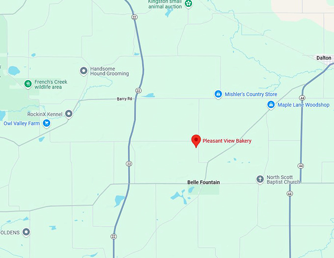 16. pleasant view bakery map