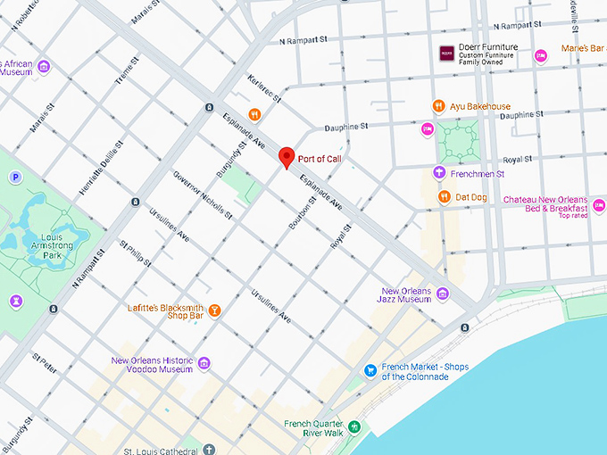 16. port of call map