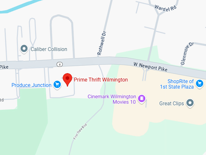 16. prime thrift wilmington map
