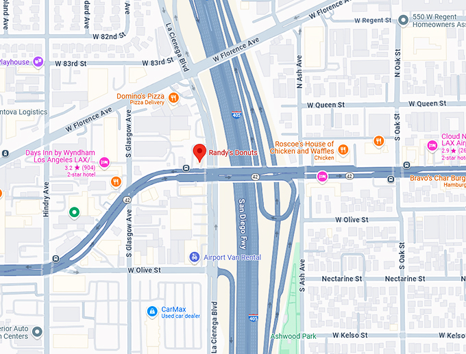 16. randy's donuts map