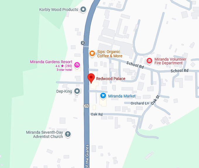 16. redwood palace map