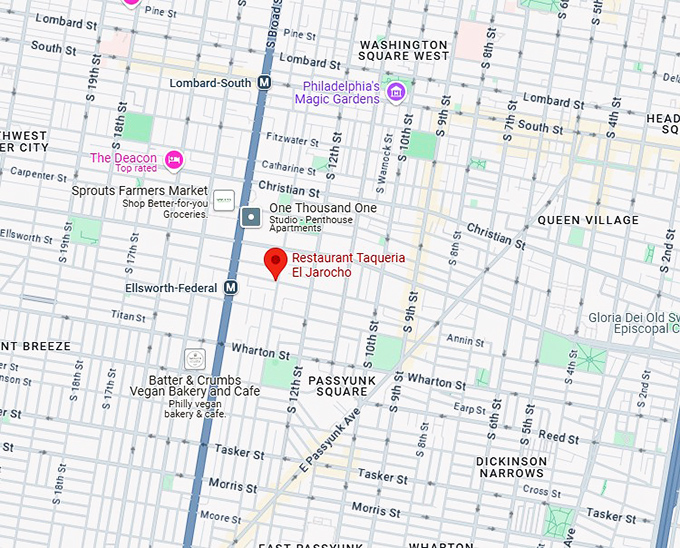 16. restaurant taqueria el jarocho map