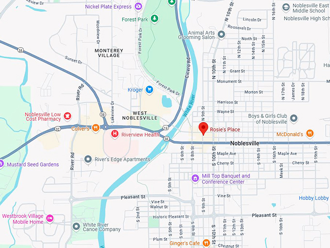 16. rosie's place map