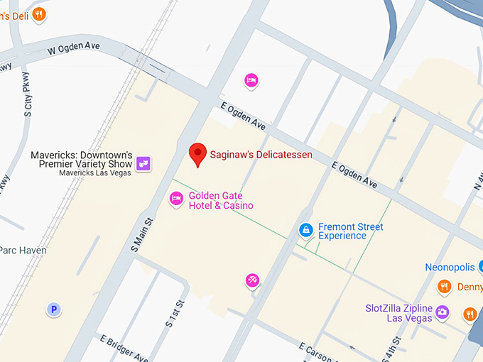 16. saginaw's delicatessen map