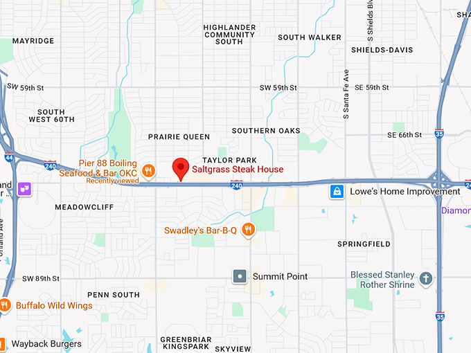 16. saltgrass steak house map