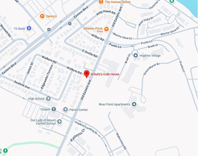 16. schultz's crab house map