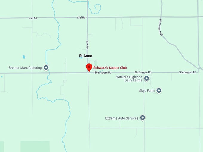 16. schwarz's supper club map