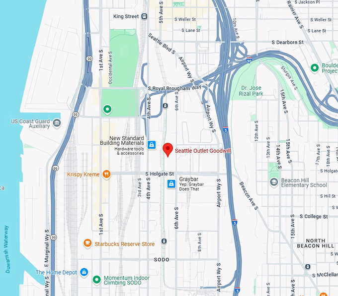 16. seattle outlet goodwill 1765 6th ave s map