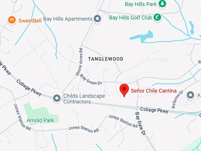 16. se&ntilde;or chile cantina map